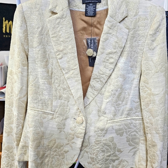 George | Jackets & Coats | Nwt George Brand Elegant Brocade Jacket ...